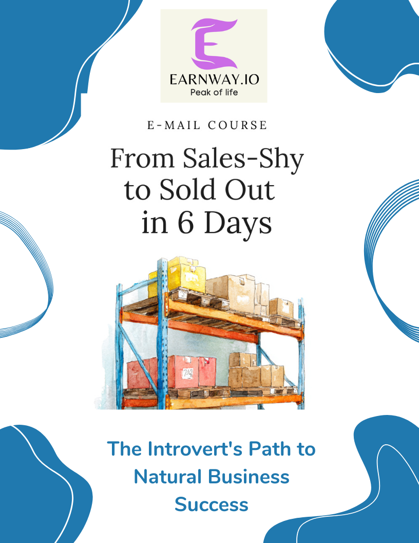 จากการขายที่เขินอายสู่การขายหมดภายใน 6 วัน – Earnway